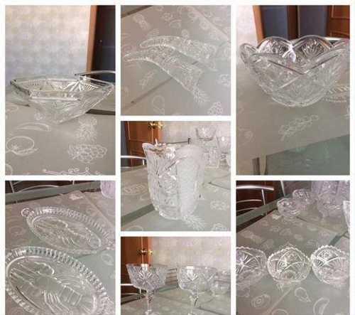 Посуда из хрустального стекла