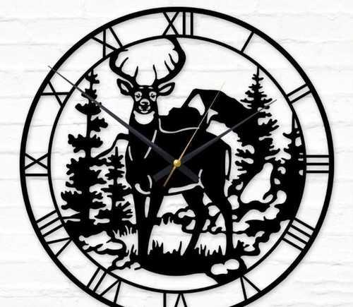 Часы настенные "Северный олень"