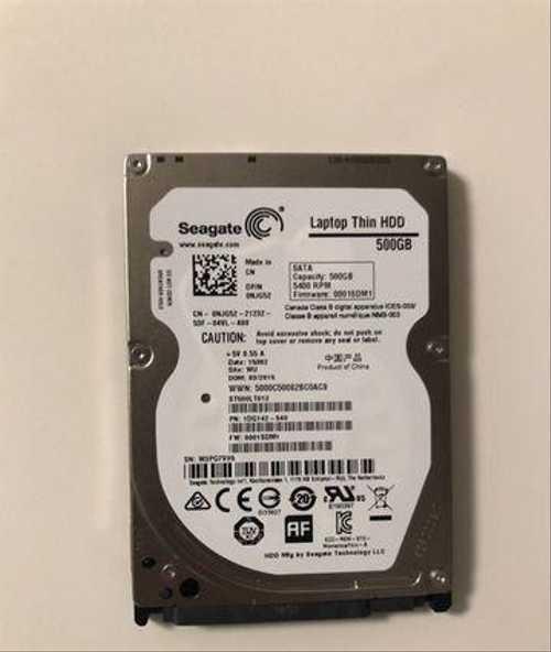 Seagate laptop thin hdd 500gb