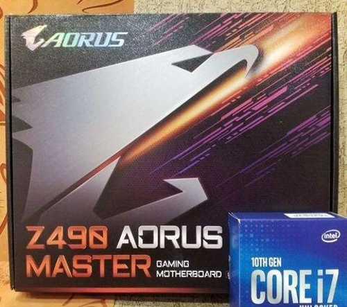 I7 10700k и gigabyte z490 aorus master