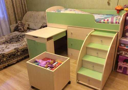 Детская кровать-чердак Малыш фабрики Ярофф