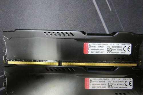 Оперативная память 8Gb Kingston Fury 1600Mhz