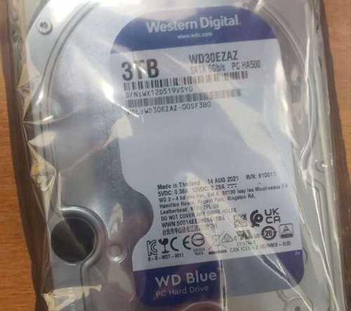 HDD 3Tb WD Blue (новый)