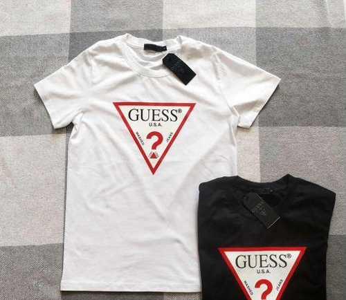 Футболка Guess майка прямая гесс