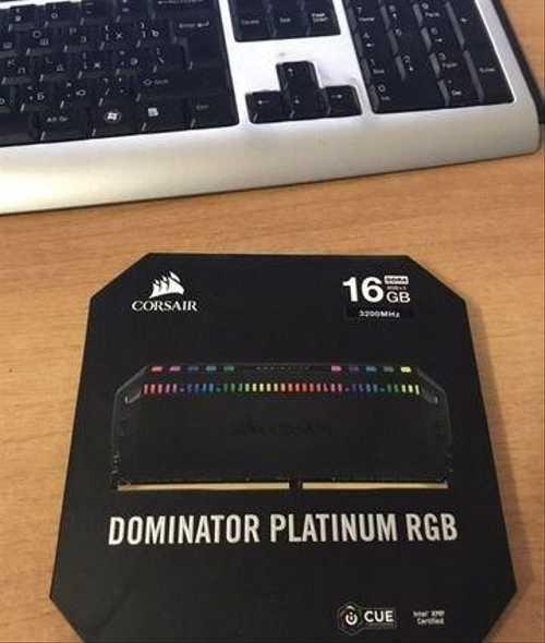 Corsair dominator platinum RGB 16 Gb
