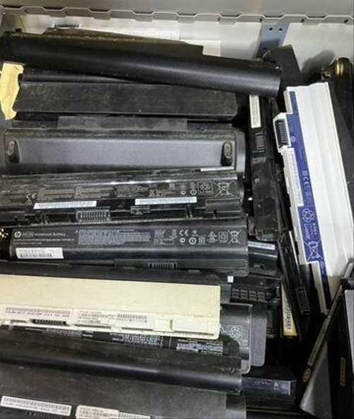 Аккумуляторы старые от ноутбуков