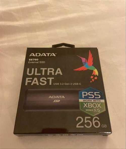 Внешний SSD диск 256 GB новый