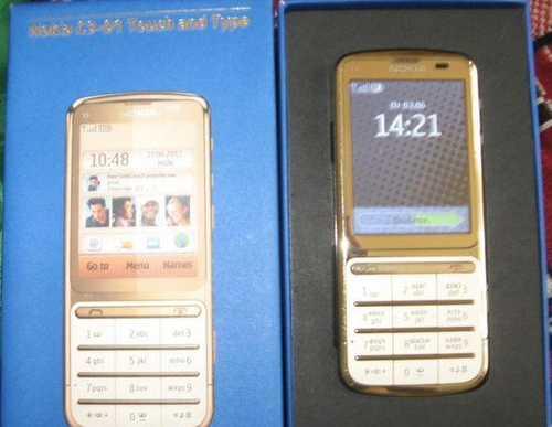 Nokia C3-01 золото