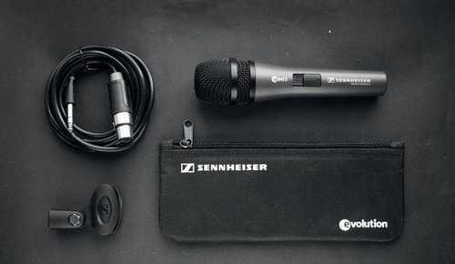 Микрофон Sennheiser e 845-s + кабель xlr 1.5 метра