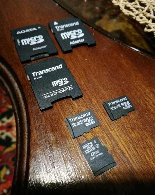 Карты памяти Transcend adata micro sdhc 8 16 32 гб