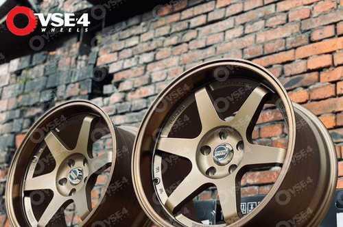 NEW # Разноширы # Rays Volk Racing TE37 R18 Bronze