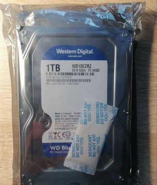 Жесткий диск 1 тб новый WD blue