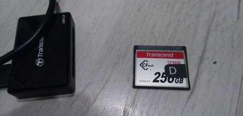 Карта памяти Transcend TS 256G CFX650 CFast 2.0