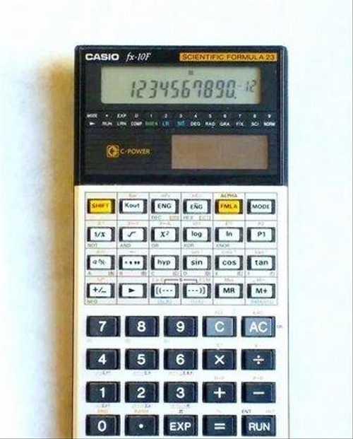 Калькулятор "Casio" fx-10f,Япония