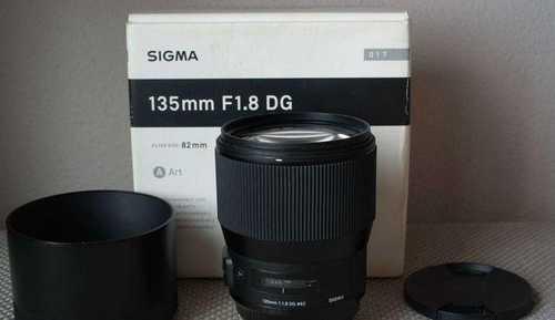Sigma AF 135mm f/1.8 DG HSM Art для Canon