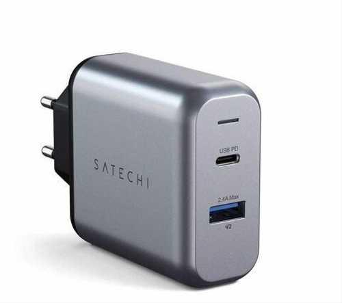 Зарядка USB-C и USB Satechi 30W Travel Charger