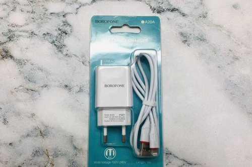 Блок питания сетевой 1 USB Borofone, BA20A, Sharp