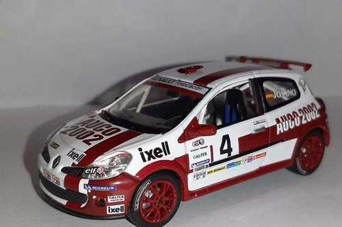 Коллекционная модель renault clio 3 sport 1/43
