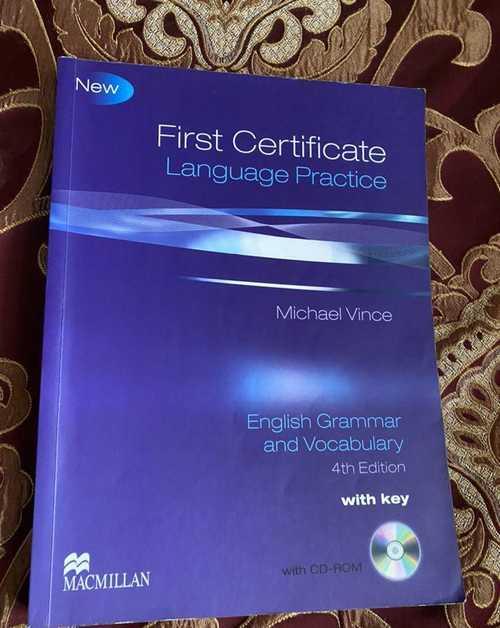 First certificate language practice