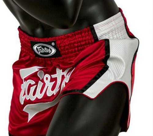 Шорты Fairtex BS1704 Slim Red White