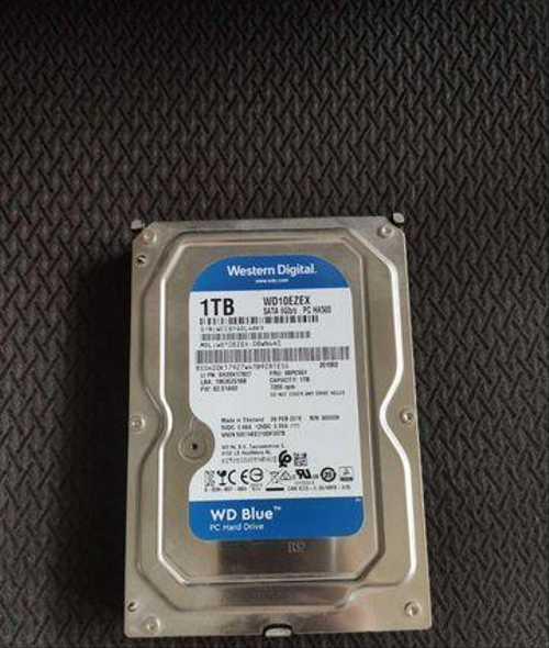 Жесткий диск wd blue 1tb установка