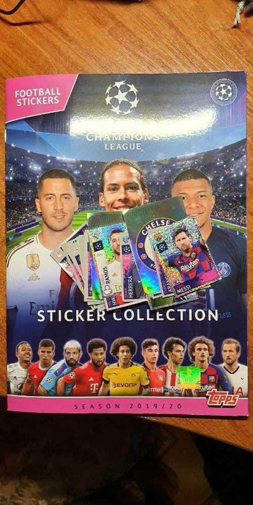 Topps Champions league season 2019/20 наклейки