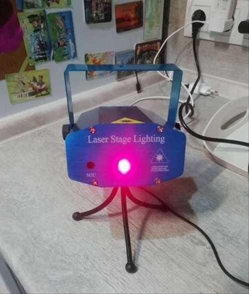 Лазерный проектор mini laser stage lighting