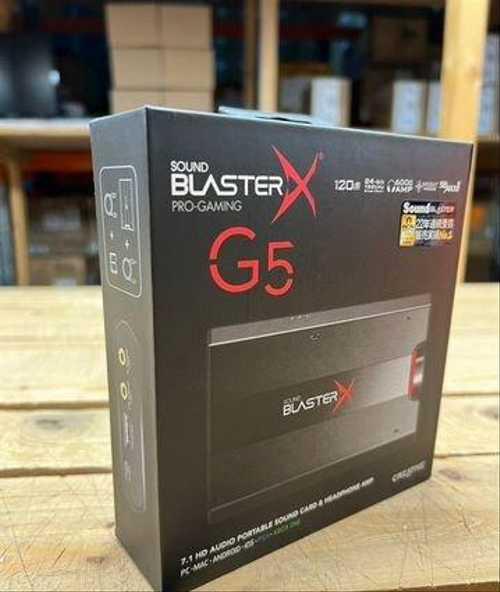 Внешняя звуковая карта Creative Sound BlasterX G5