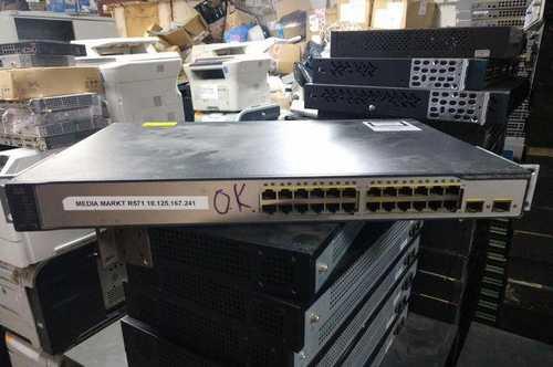 Cisco WS-C3750V2-24PS-S (24/POE) оптом/розницу