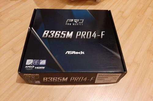 Материнская плата asrock b365m pro4-f