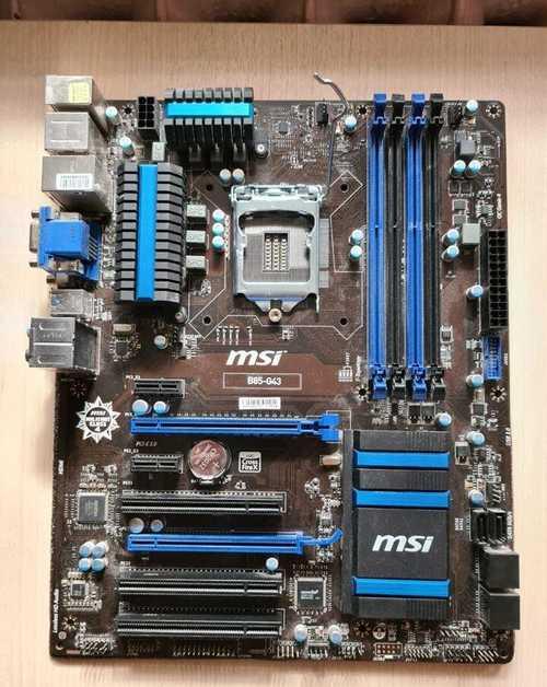 Плата MSI B85-G43, LGA 1150, Intel B85, ATX