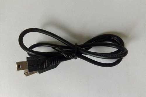 Кабель miniusb-USB (чёрный) 50 см