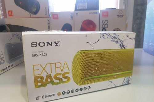 Новая Bluetooth акустика Sony SRS-XB21 (Yellow)