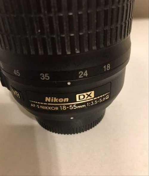 Объектив nikon af-s nikkor 18-55mm 1:3.5-5.6 g