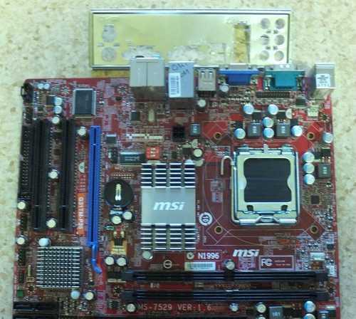 Материнская плата 775 MSI G31TM-P35
