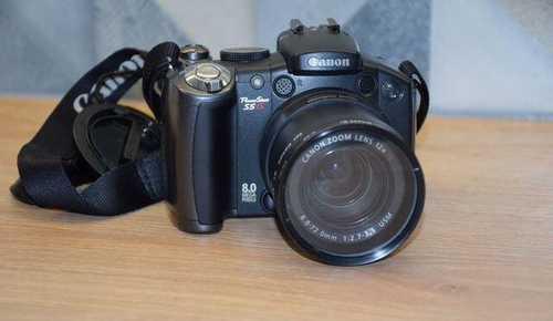 Фотоаппарат Canon PC1234 в рабочем состоянии