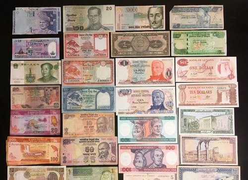 Банкноты Азия, Америка, Африка (продажа, обмен)