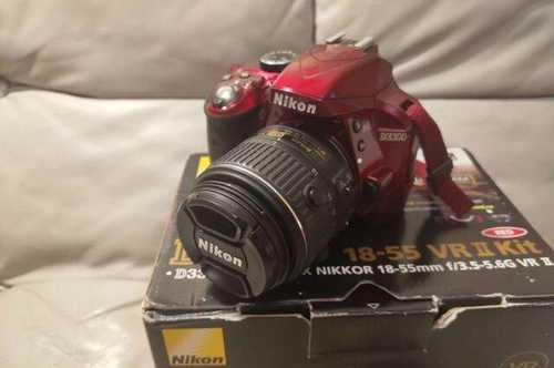 Фотоаппарат Nikon D3300 Kit 18-55 VR 2