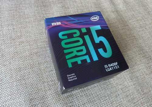 Процессор i5 9400f BOX