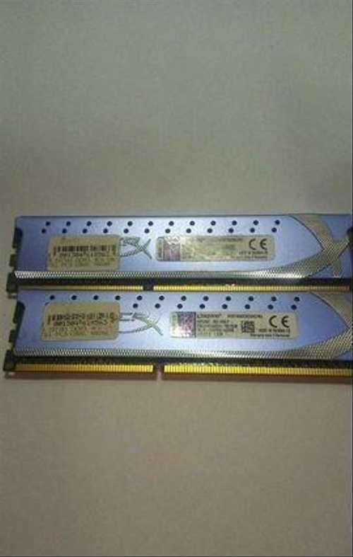 Озу DDR3 8gb (2x4gb) Kingston HyperX