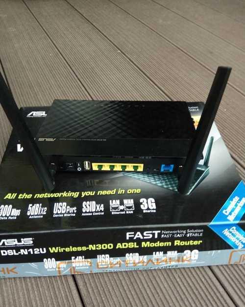 Wi Fi роутер аsus DSL-N12U
