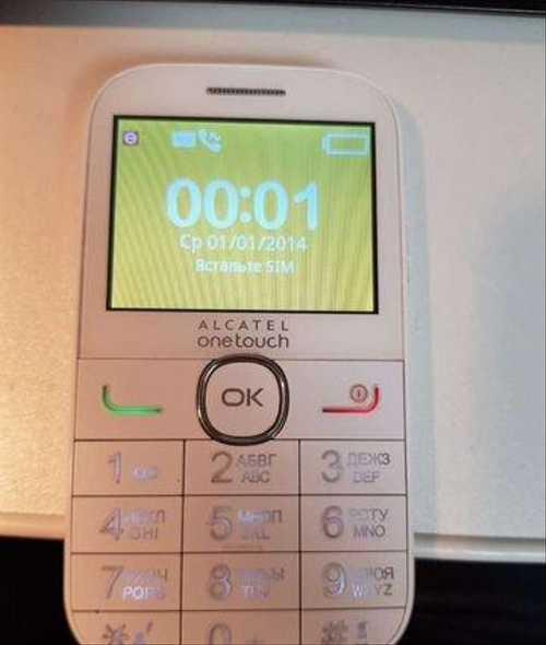 Телефон Alcatel 2004g кнопочный