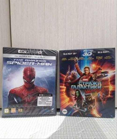 4К/3D Blu-ray Новый Человек-паук/Стражи галактики2