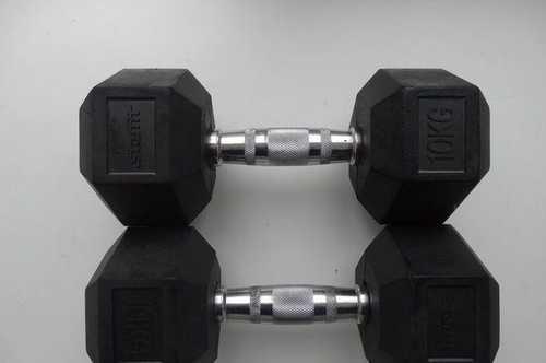 Гантели Starfit DB-301, 2 шт. по 10 кг