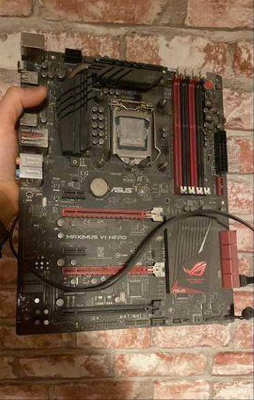 Asus Maximus hero VI + intel core i5 4670k материн