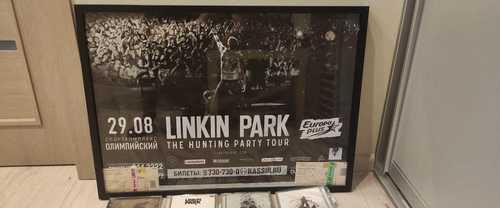 Постер linkin park THE hunting party tour