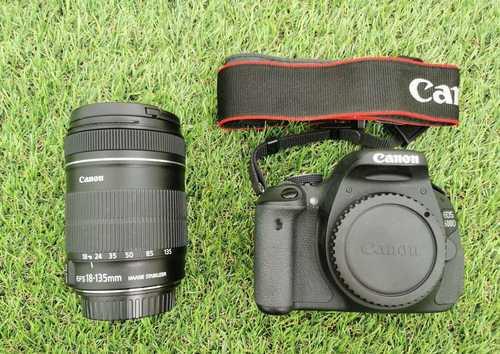 Зеркальный фотоаппарат Canon 600D с объективом