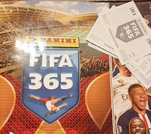 Наклейки для журнала fifa 365 2020 panini