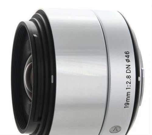 Объектив Sigma AF 19mm f/2.8 DN Silver для Sony E