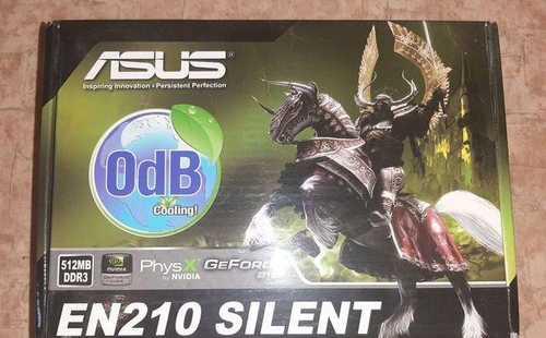 Видеокарта Asus GF 210 Dl Silent 512Mb DDR3 64 bit